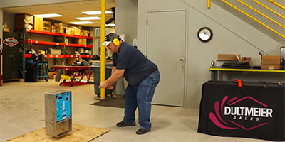 Video of Ultra Rugged Coin Meter Box vs. Sledgehammer