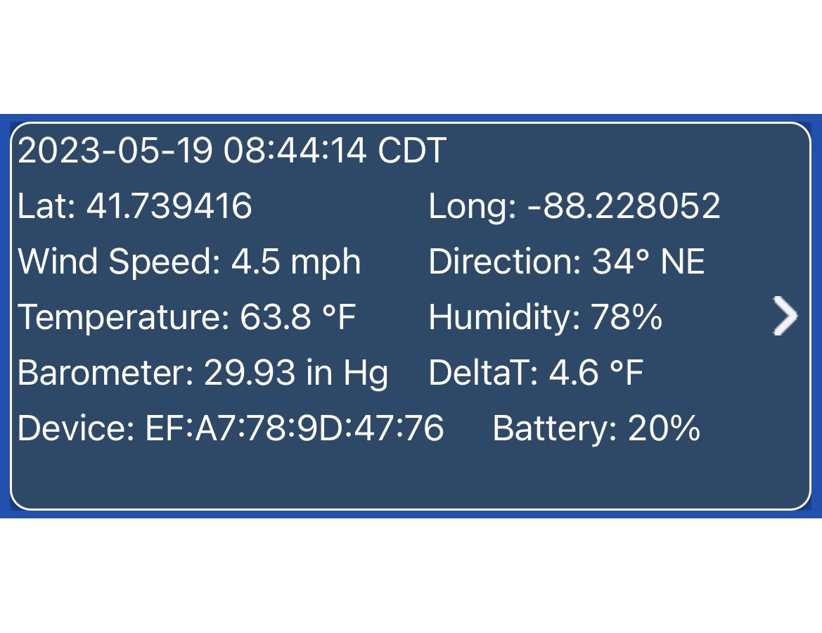 Wind Sensor for Mobile Phones, Portable Bluetooth