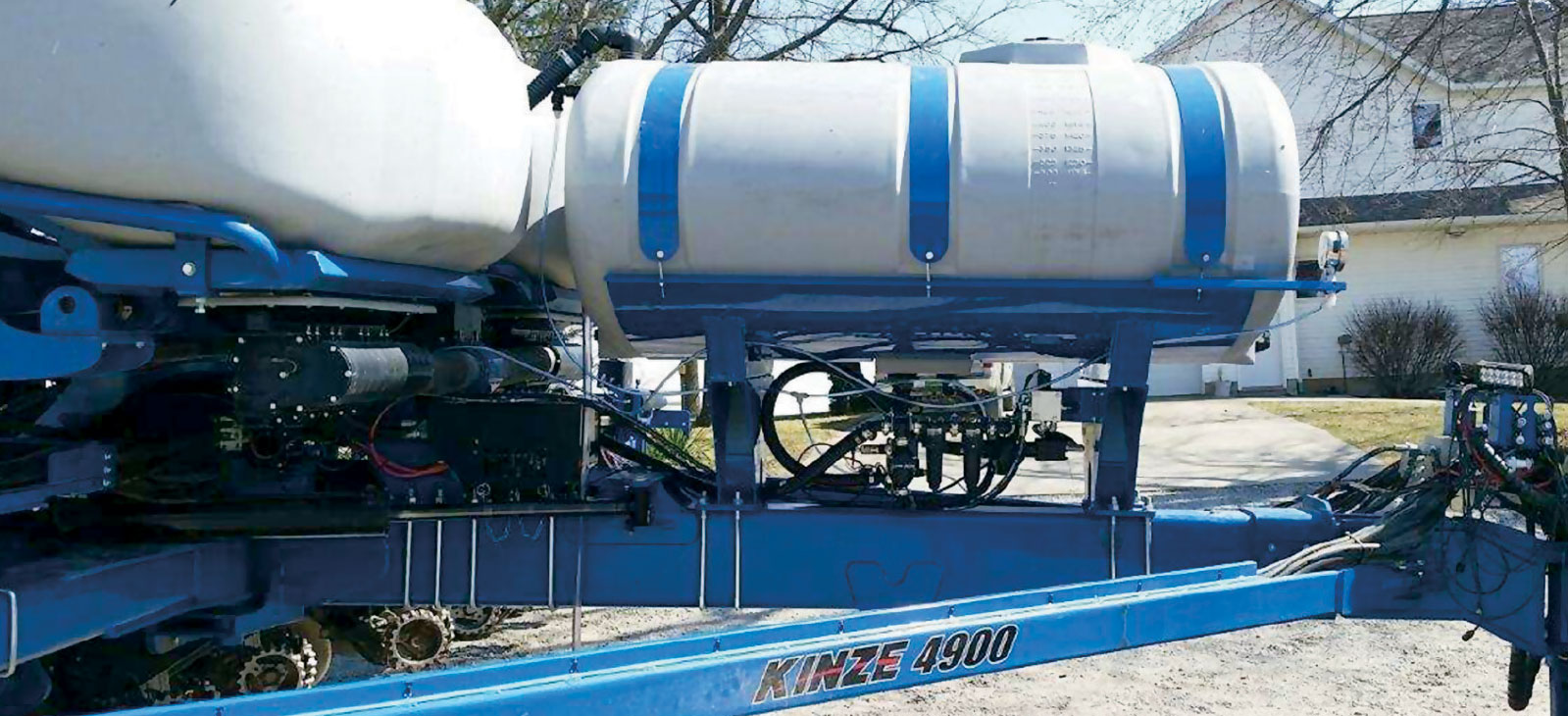 Planter Tank/Saddle Kit, JD 1770 NT CCS, 500 Gallon, Elliptical, 24 Row ...