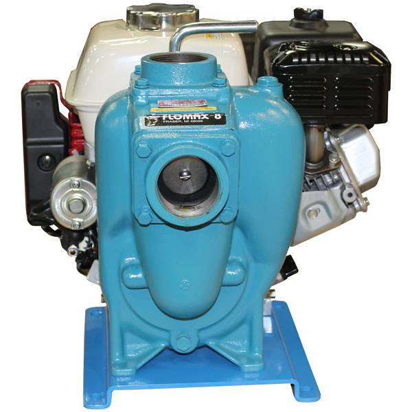 Pump, 2IN X 2 IN, CI, Flomax 8, Self-Priming With 4.8 Hp Honda Engine ...