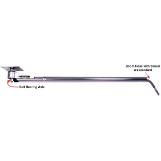 Mosmatic Ceiling Booms, Stainless, 3/8" Inlet/Outlet, 360°