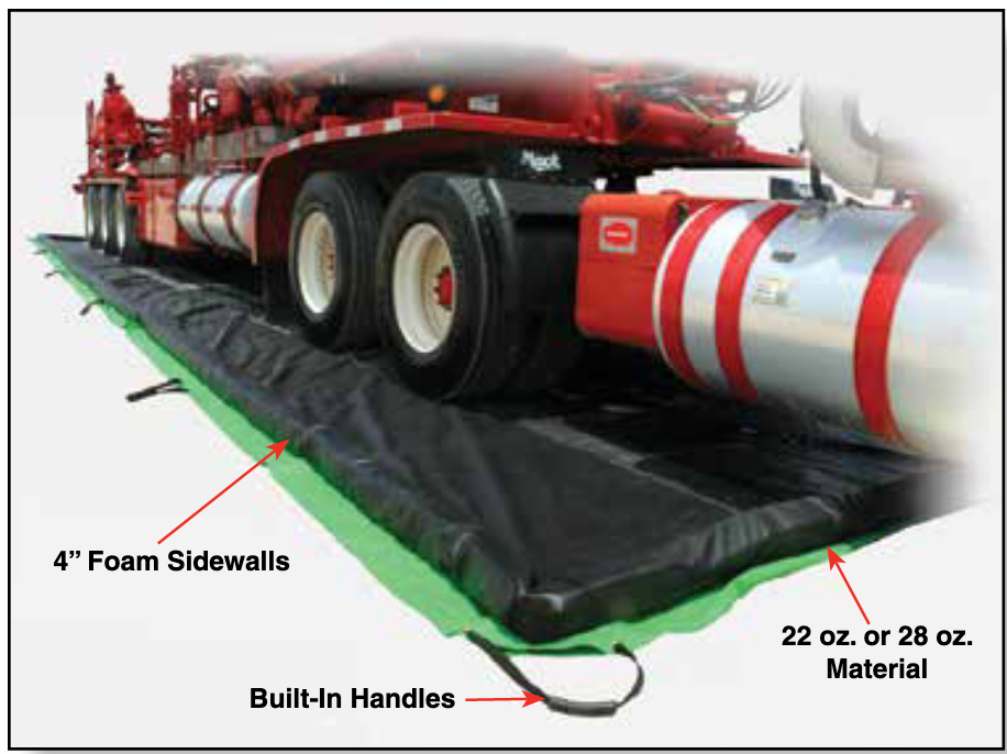 Ground Tarp, 19Ft x 54Ft, 18.5 Oz