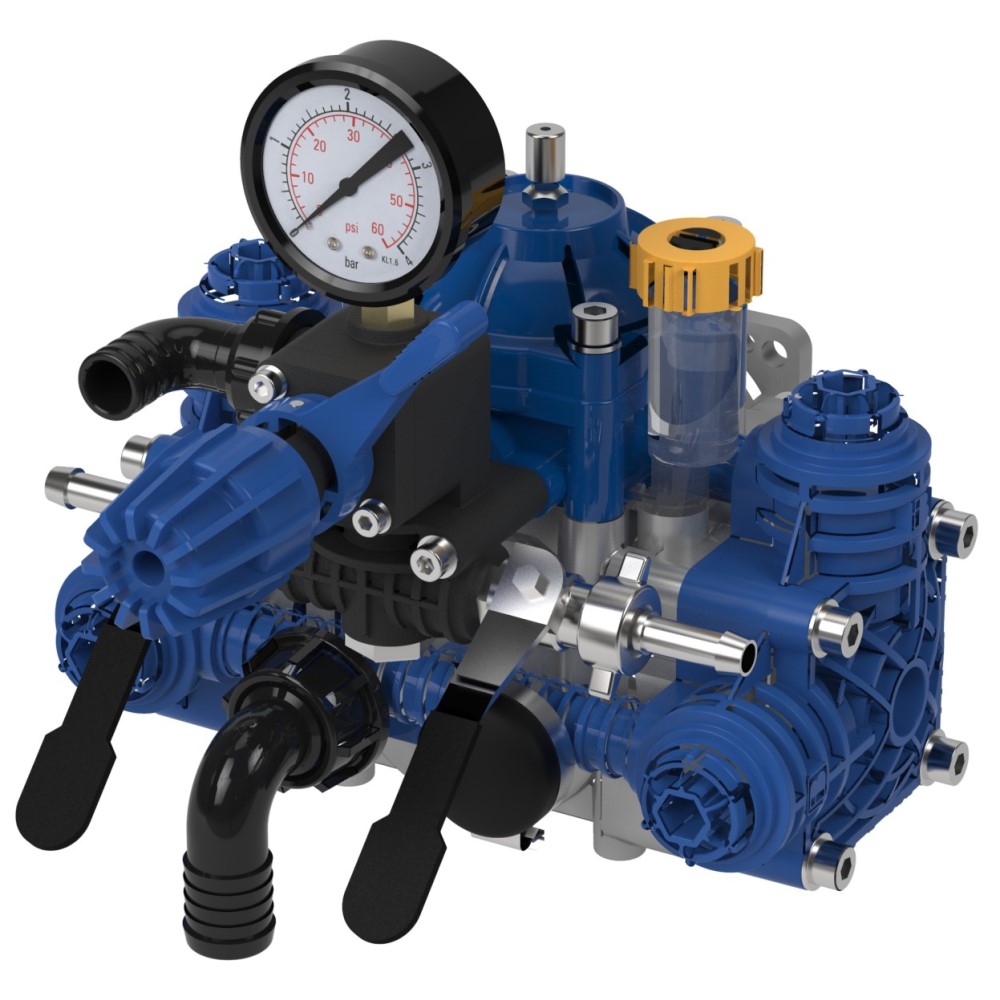 Diaphragm Pump, Poly Body, Medium Pressure, With Control Unit and ...