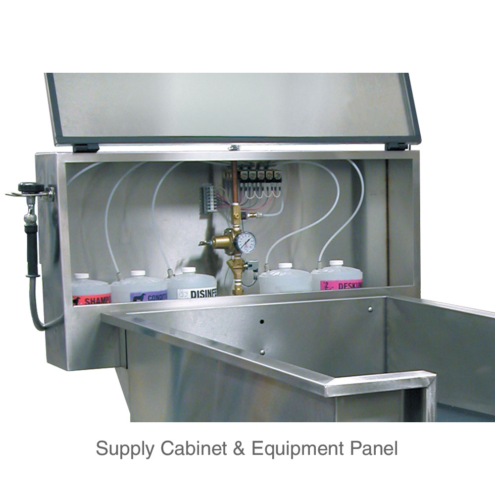 Pet Wash Center With Front Room Equipment Panel, 110 Volt