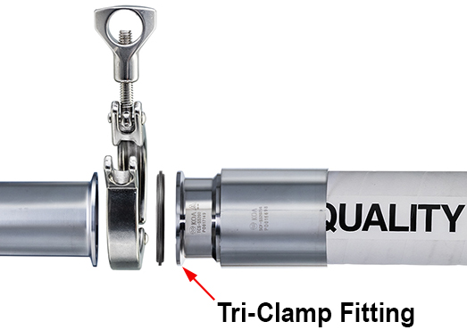 Clamp, 304SS Two Pin for 4IN Tri-Clamp Fittings