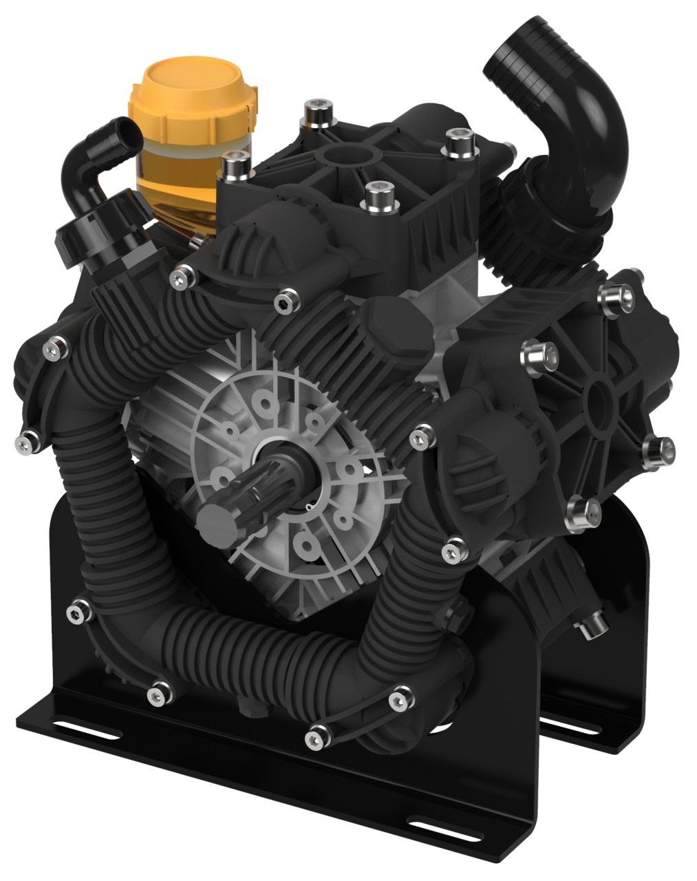 Hypro - Pentair Diaphragm Pump, Poly Body, Low Pressure, Duramax ...