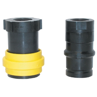 Dry-Break Couplings, Flush Face, Polypropylene, Flush-Face Dry ...