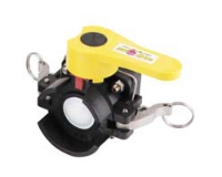 Dry Disconnect Valve, 2IN Male With Dust Cap, Poly