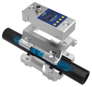 Digital Flow Meter, Ultrasonic, Truflo UF500 Series, Aluminum Body