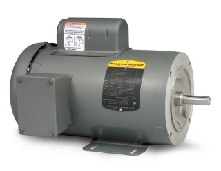 Baldor Reliance Single Phase • TEFC, C-Face Motors, Foot Mount