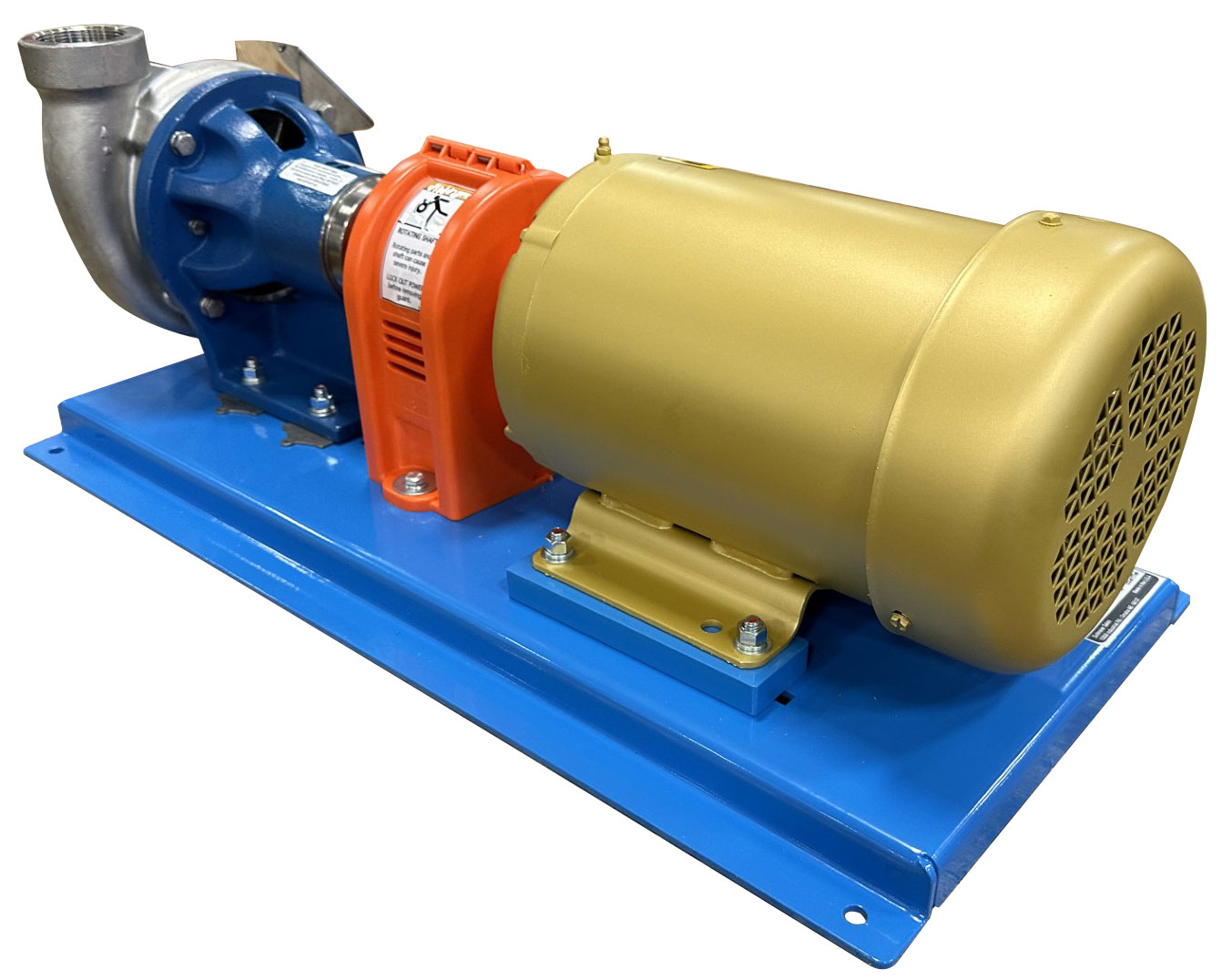 Scot Pumps 5 - 7.5 HP Stainless Steel Centrifugal Pump / Motor Units ...