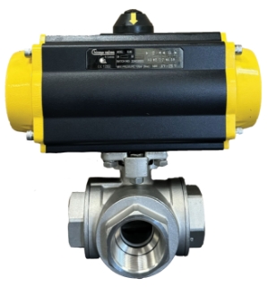 Air Actuated 3-Way Diverter Valves