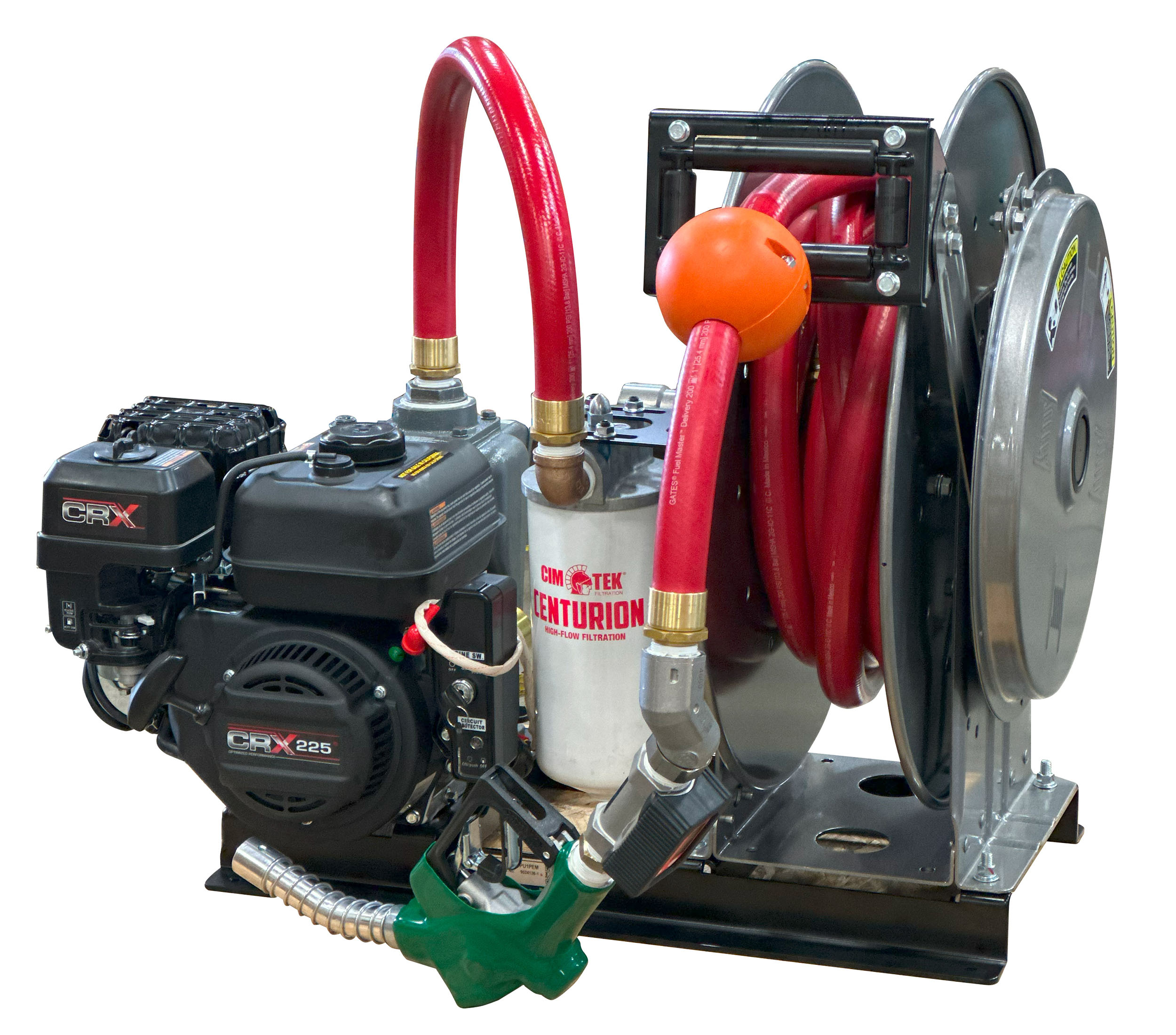 Diesel Transfer Pump Unit, 6.5 Hp Power Pro Engine, 12 Volt Start, with ...