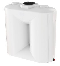 Tank, 130 Gallon, Upright Slimline Style, White