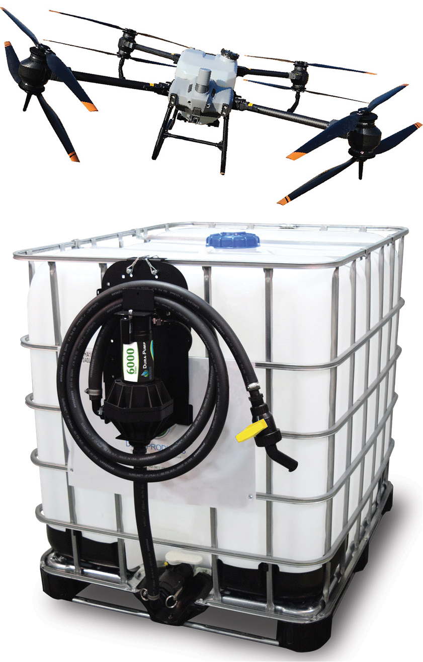 Cage Pump Kit,Less Meter, for Drones,12V, Viton, with KeyFOB