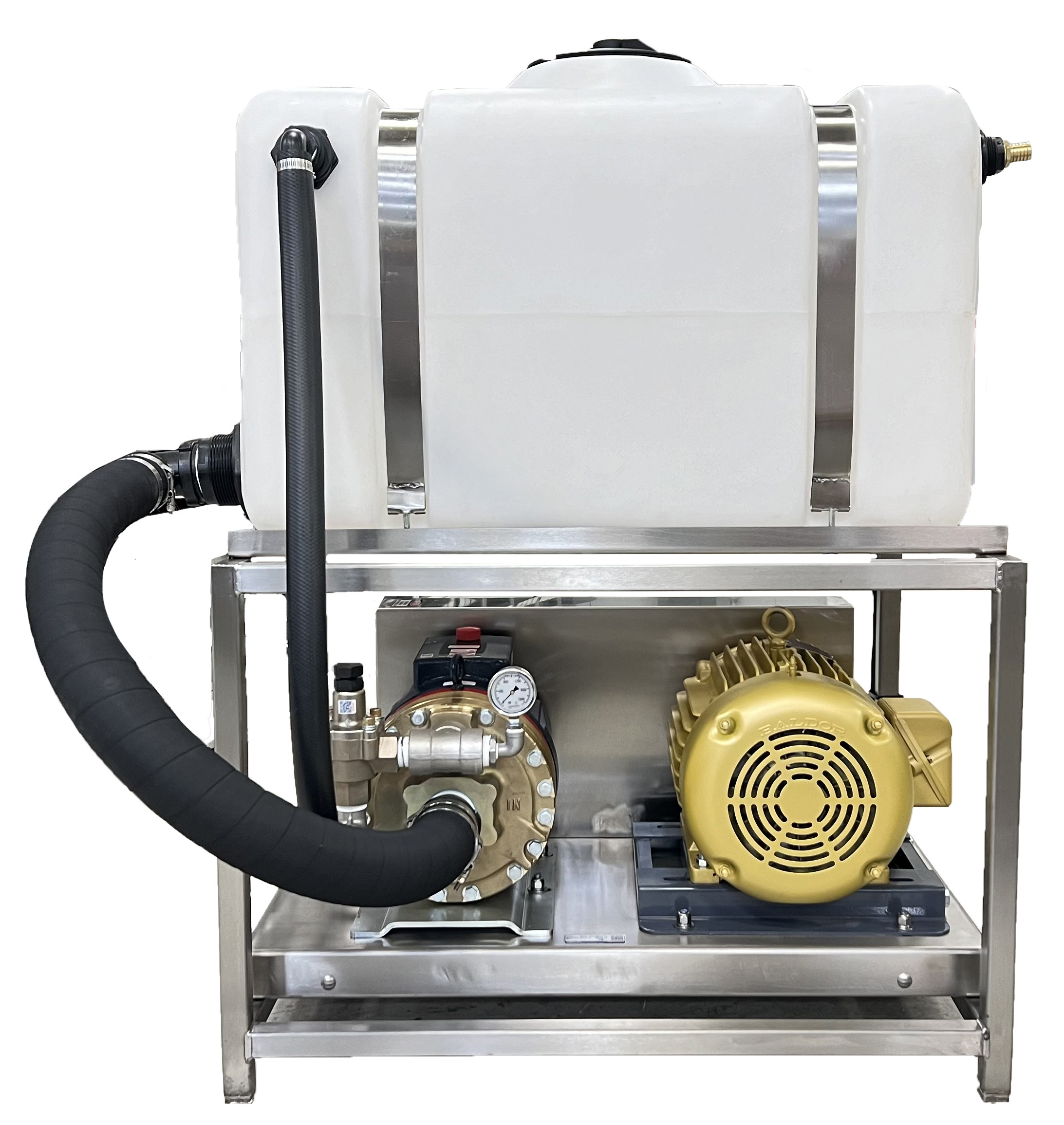 Pump Unit, Wanner H35 Pump With 20 Hp Motor, Poly Tank and Stainless ...