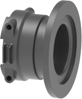 Flanged Couplers, Female Connection, Nylon