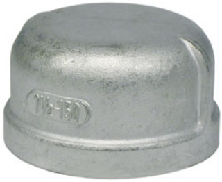 Caps (FPT), 304 Stainless Steel