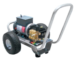 Electric Pressure Washers on Wheeled Carts