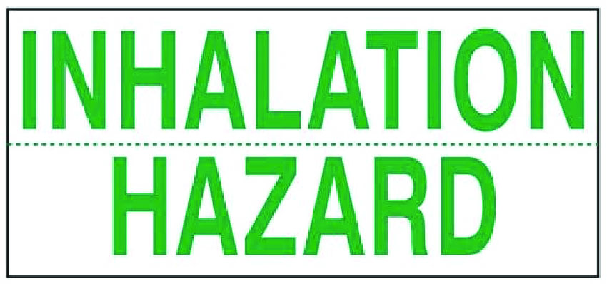 "Inhalation Hazard" Decal