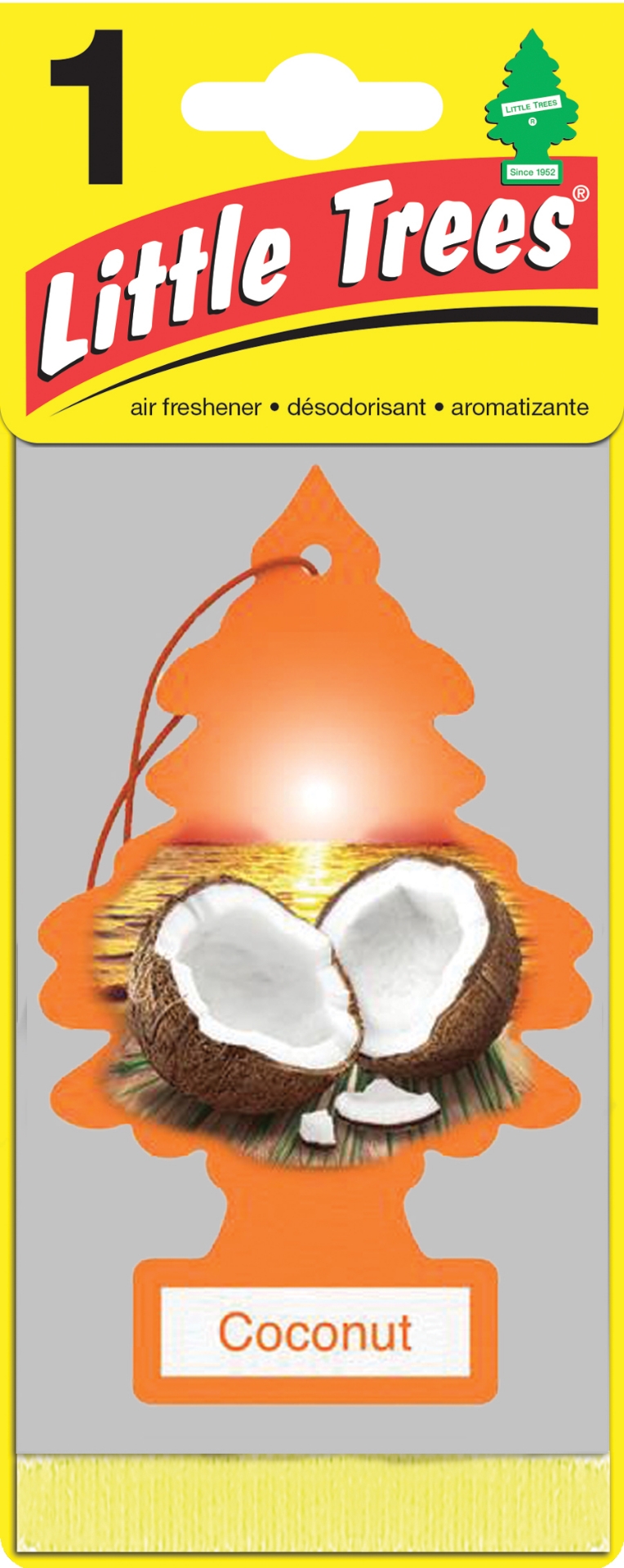 Obsolete -- Fragrance, Coconut Little Tree, Case Of 72 Air Freshener ...