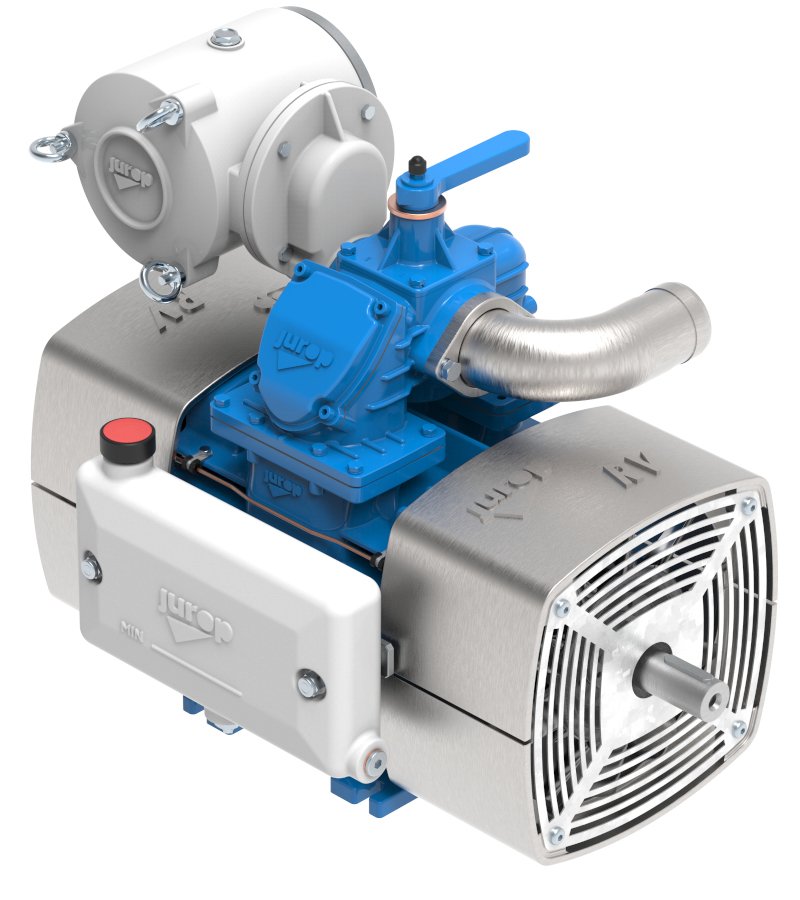 Jurop Vacuum Pumps RV Series Vacuum Pumps, Rotary Vane, CW or CCW