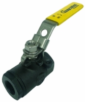 Ball Valve, 3/8IN Fpt, Carbon Steel, 2000 Psi