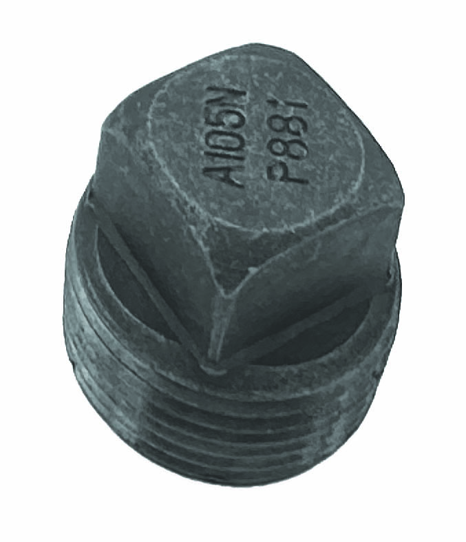 Hex Plug, 1-1/4IN Forged Steel, 3000 Lb