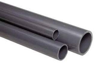 Durable Schedule 80 Grey PVC Pipe - 20ft, Heavy-Wall, Threaded