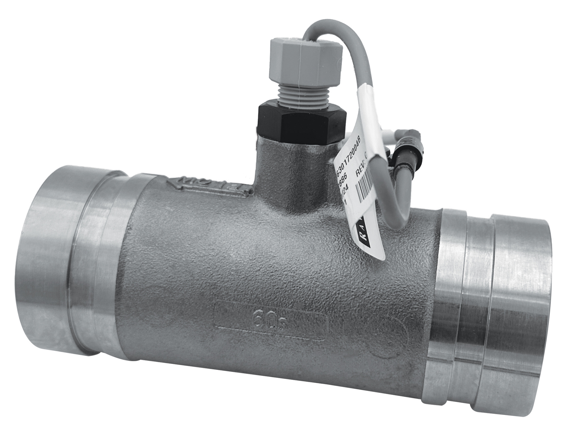 Flow Meter, Poly, 2IN, Full Port (M220) Flange Inlet/Outlet, 3-100 GPM ...