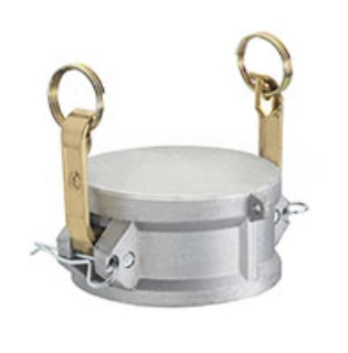 Dust Cap for Male Adapter, Aluminum, Brass Handles