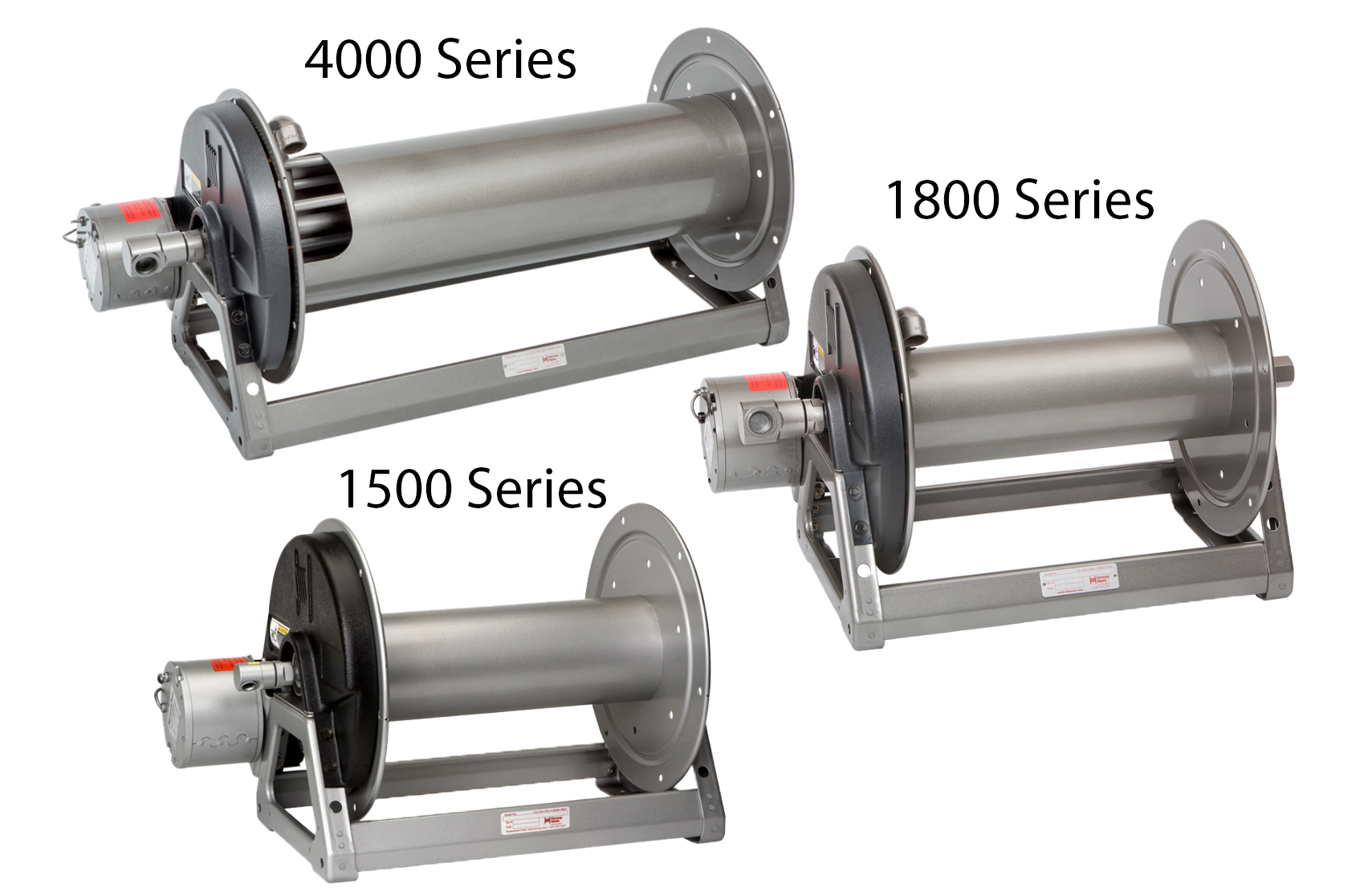 115 Volt Power Rewind Hose Reels, 1500, 1800 & 4000 Series