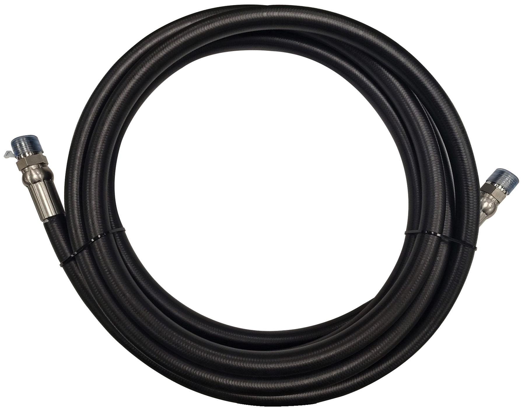 Hose, Hydraulic 100R7, 1/2IN x 15FT Assembly, 316SS Fixed MPT Ends, Max ...