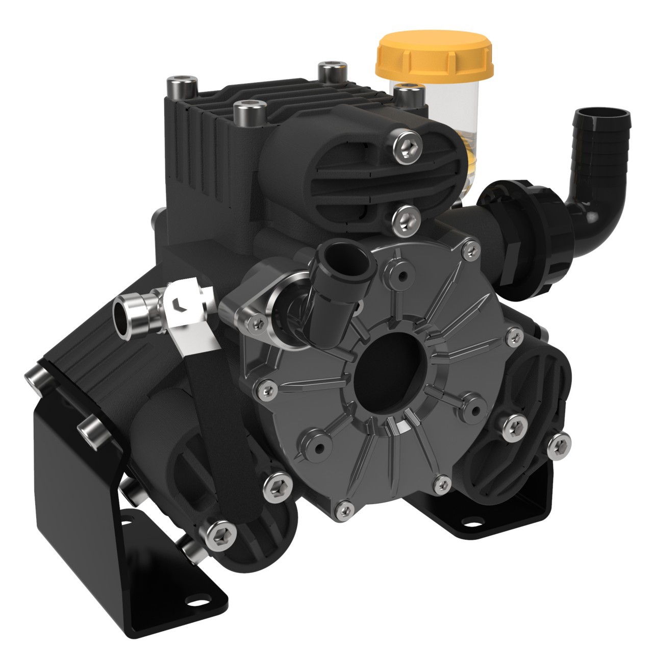 Hypro - Pentair Diaphragm Pump, Medium Pressure, Aluminum Body, with ...