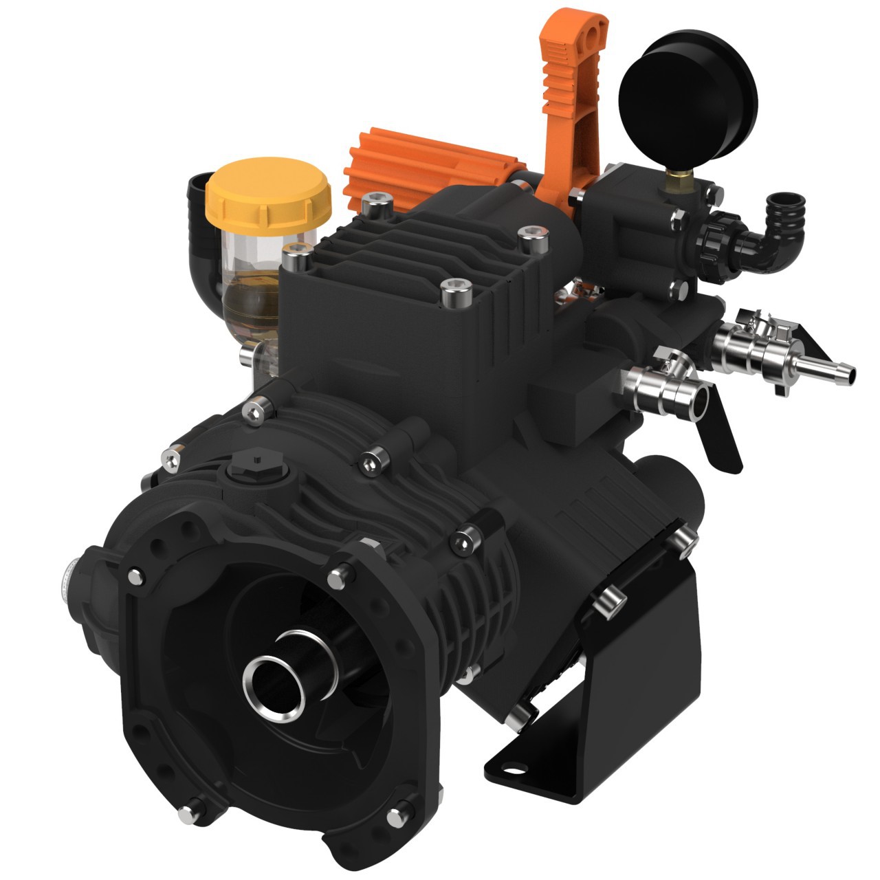 Hypro - Pentair Diaphragm Pump, Medium Pressure, Aluminum Body, with ...